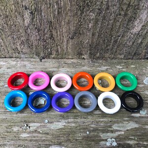 Eyelets - Colored Grommets 12mm 10mm 8mm 6mm 5mm 4mm 3mm 2mm Size -2 - Etsy