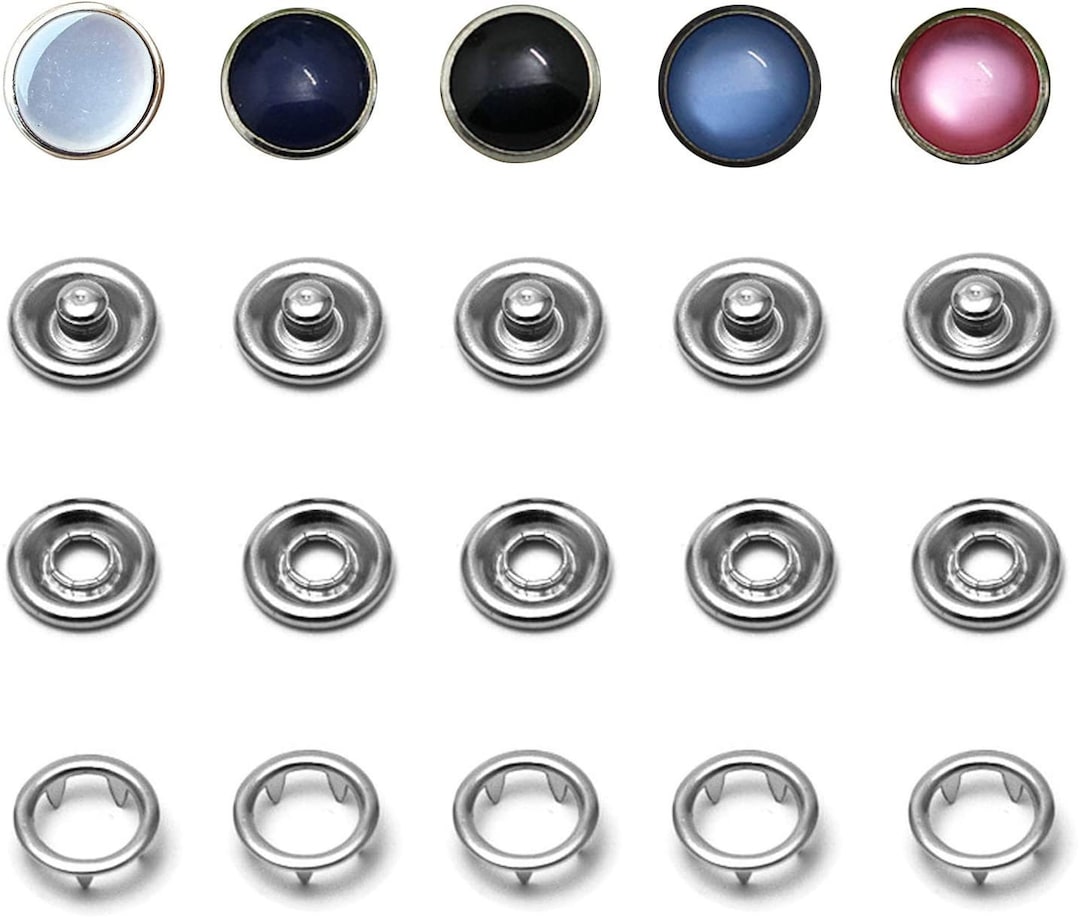 Pearl Snap Button Kit - Pearl Snaps 50 Sets - 11mm Pearl Snaps - Etsy