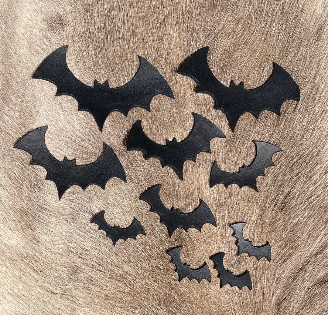 Bats Bundle - Bat Leather Cut Outs- Laser Cut Bats - Etsy