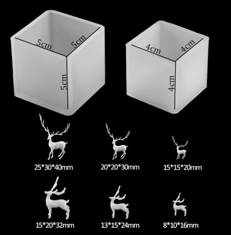 Deer Nature Scene Resin Kit - Etsy