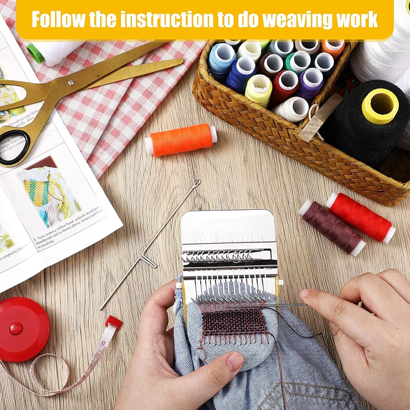 Darning Loom - Mending Looms - Speedweve Darner Loom - Mending Kit ...