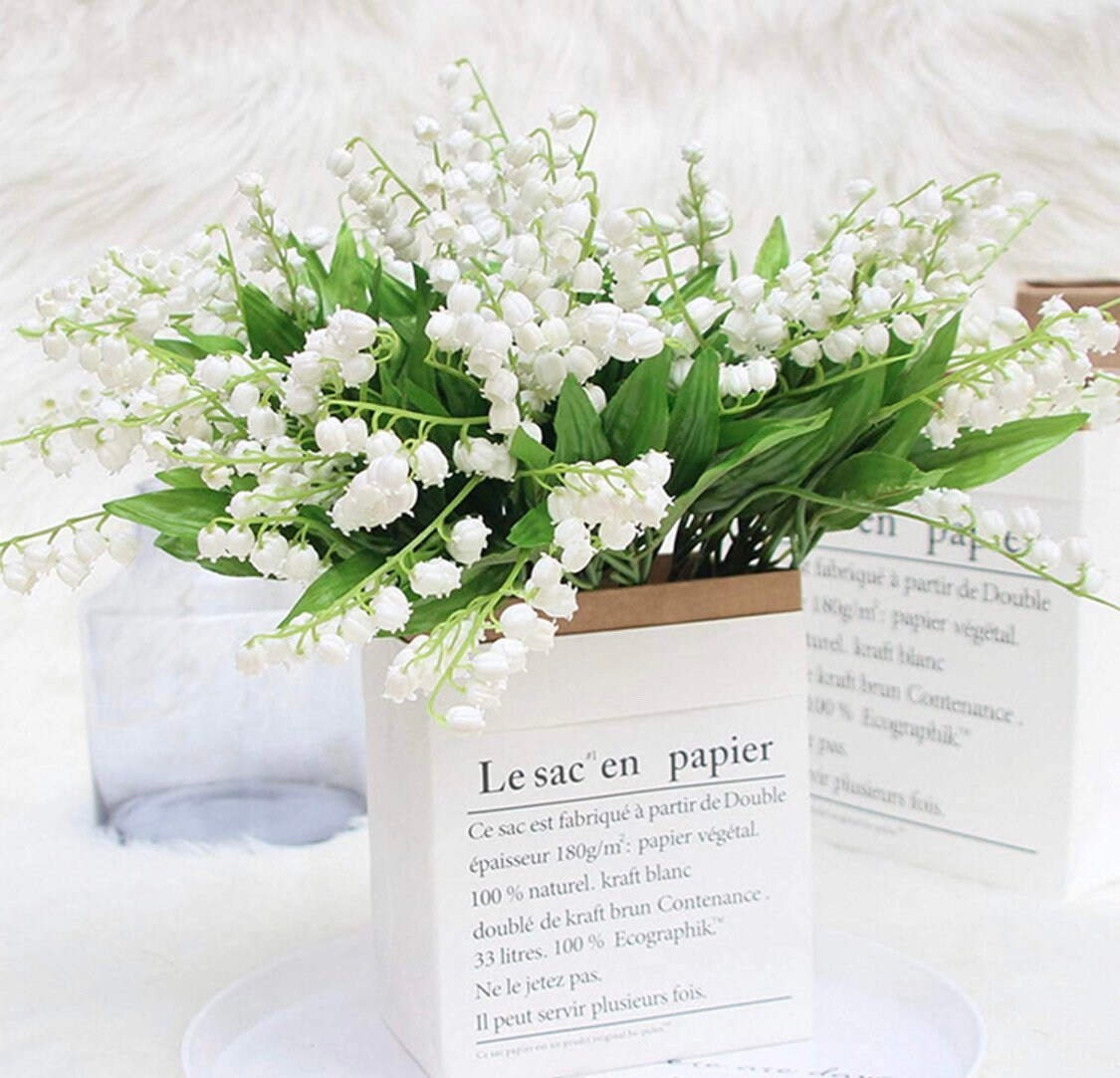 Lily of the Valley Stems - Lillies - Artificial Flowers - Floral Stems ...