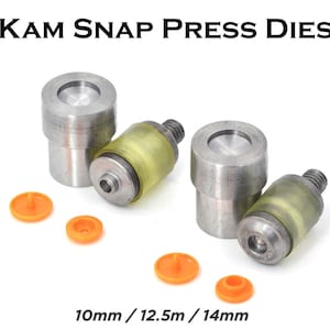 Kam Snap Dies for Hand Press -T3 T5 T8 Plastic Snap Dies - Press Sold ...