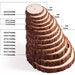 Natural Wood Bark Circles for Painting, Wood Burning, Ornaments, and ...
