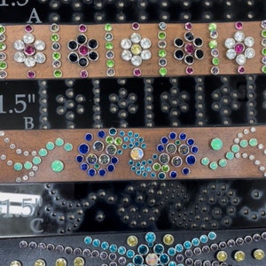 Crystal Rivet Pattern - Acrylic Leather Template - Leather Pattern ...