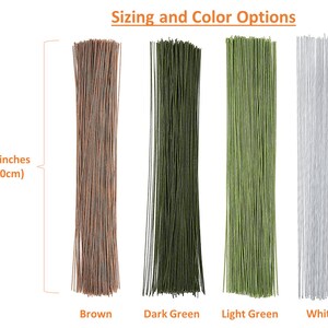 Floral Wire - Wire for Flower Arrangements - Craft Wire - Artificial ...