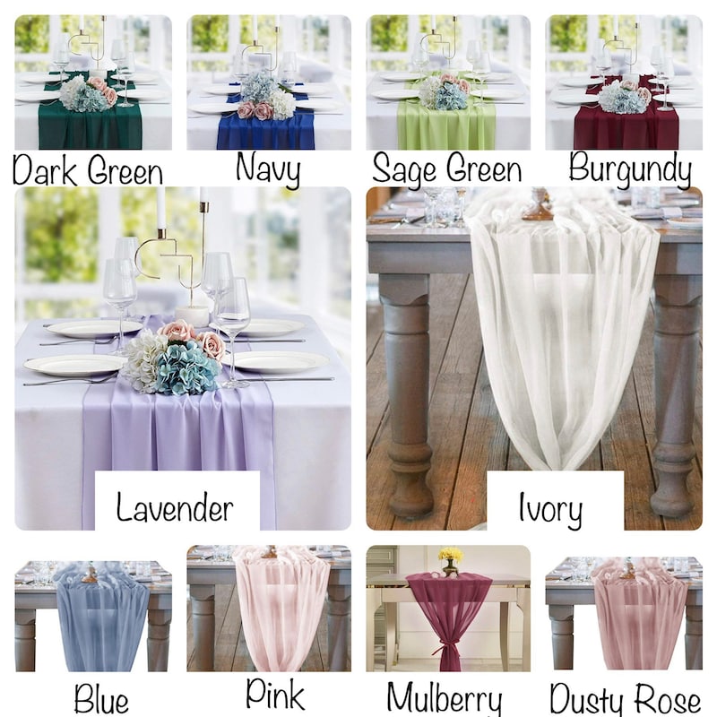 Wedding Table Runner - Etsy