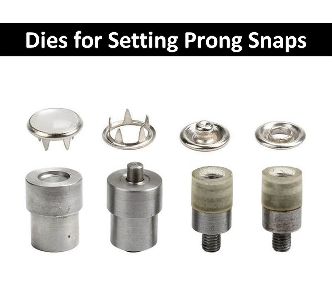 Pearl Prong Snap Dies for Hand Press - Dies for Setting 9.5mm 11.5mm ...