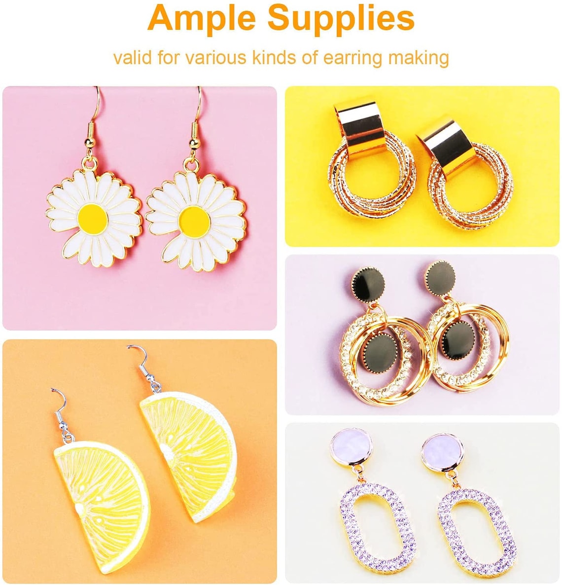 Earring Making Kit 1560pc Earring Kit With Tools Eye Pins - Etsy