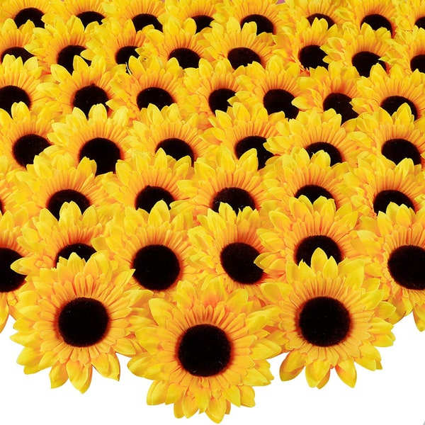 Silk Sunflowers - Etsy