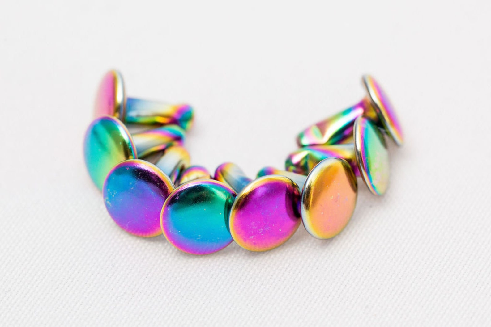 Rivets for Leather 20ct 4mm 6mm 8mm Double Cap Rainbow Rivets P - Etsy