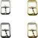 Mini Buckles 1/8 Rectangular Shoe Buckles Extra Tiny Doll Buckles for ...