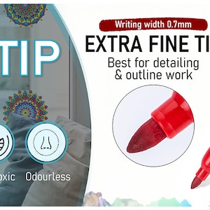 Stained Glass Mandala Art Kit - DIY Window Clings With Markers, 10 ...