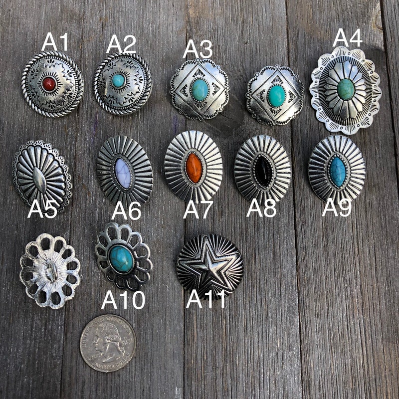 Western Concho - Etsy