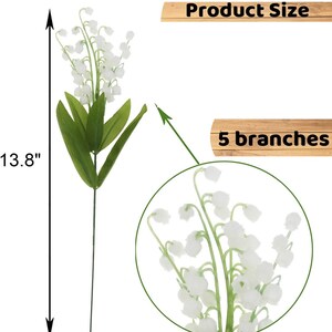 Lily of the Valley Stems - Lillies - Artificial Flowers - Floral Stems ...