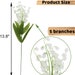 Lily of the Valley Stems - Lillies - Artificial Flowers - Floral Stems ...