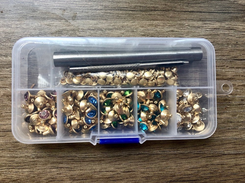 Bulk Crystal Rivets Build your own box 50% markdown from | Etsy