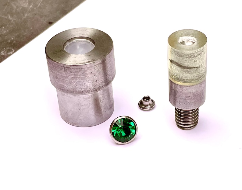 Crystal Rivet Dies for Hand Press Dies for Setting Rivets - Etsy