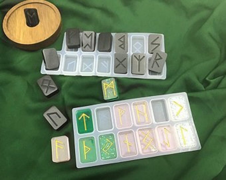 Rune Symbol Resin Mold Tray - Etsy