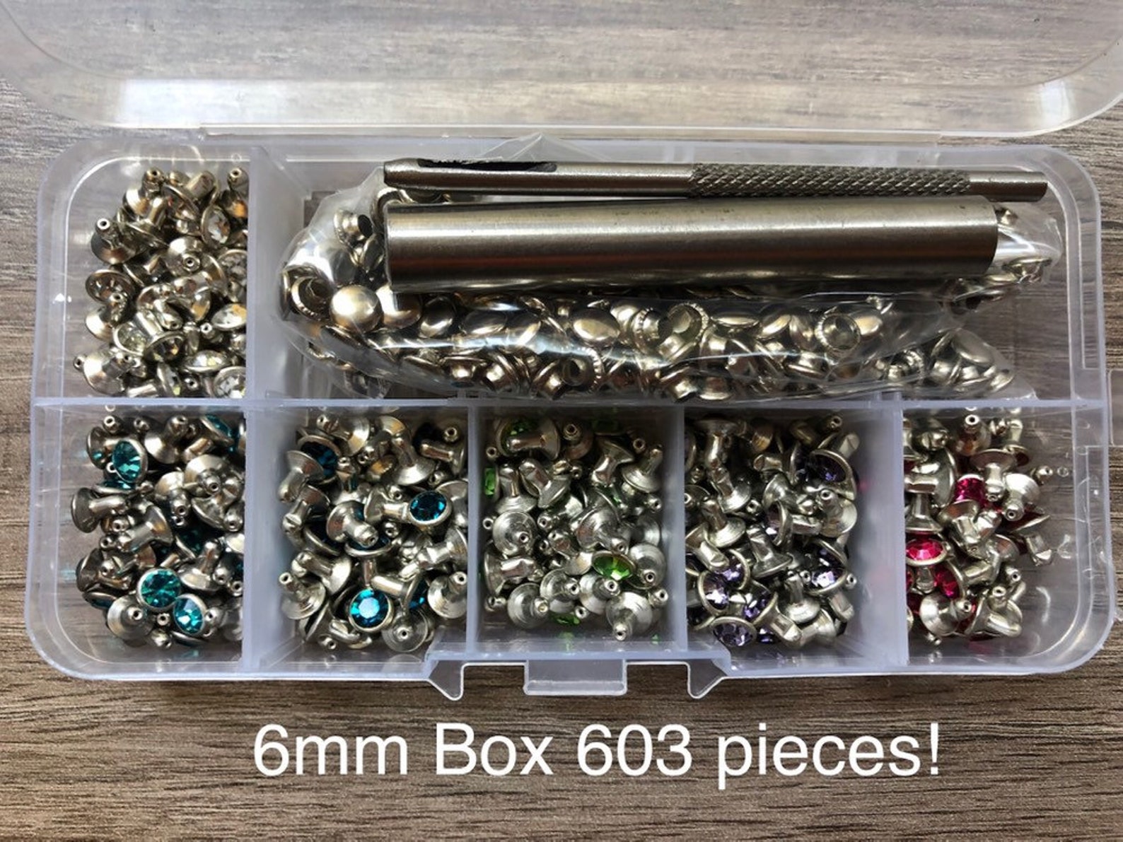 Bulk Crystal Rivets Build Your Own Box 50% Markdown From | Etsy