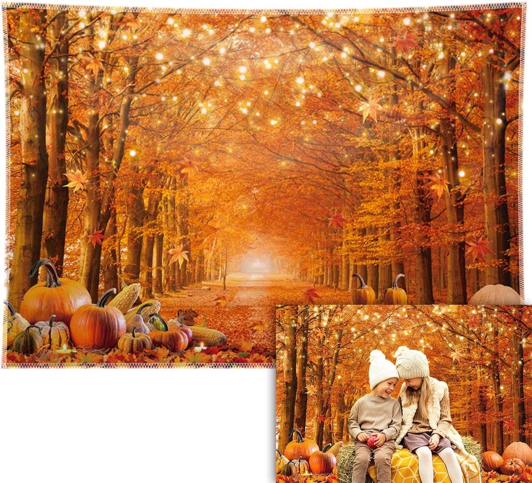 Fall Photography Backdrop Fall Decor Wall Hanging P - Etsy
