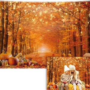 Fall Photography Backdrop Fall Decor Wall Hanging P - Etsy