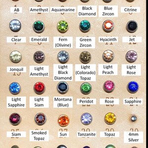 Crystal Rivet Sampler Box - Bulk Savings 300 Crystal Rivets With Carry ...