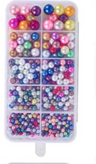 Pearl Kit - 200pc Pearl Rounded Shaped for Leather, Clothes, Vinyl, and ...
