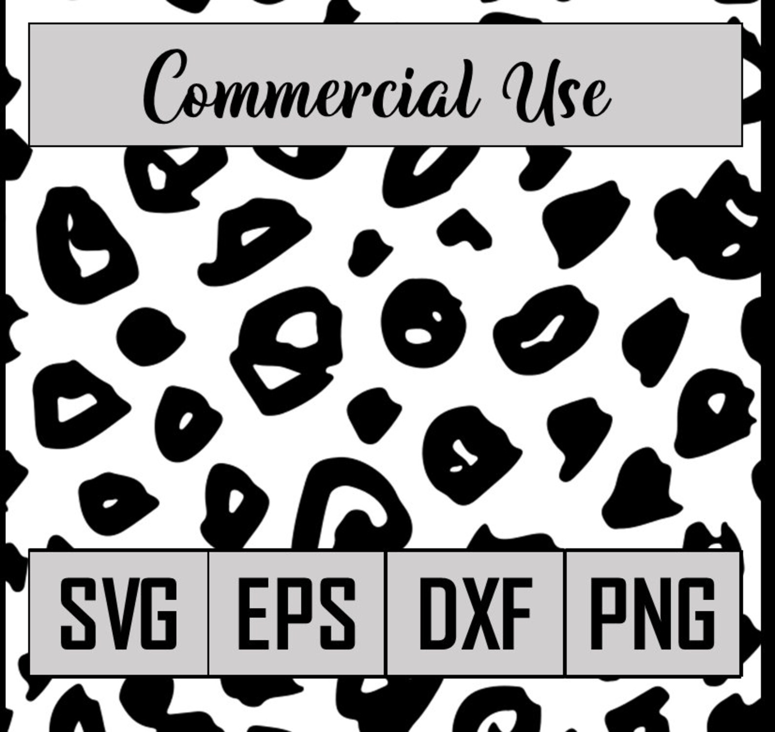 Cheetah Print Svg Seamless Leopard Jaguar Cheetah Spot Print - Etsy