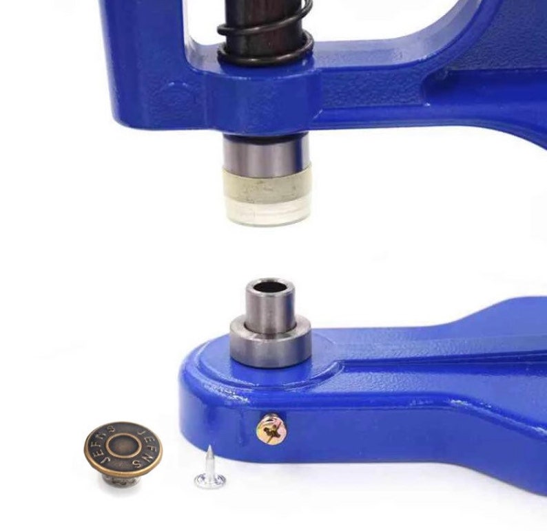Jean Tack Button Dies for Hand Press - 15-20mm Dies for Setting Jean ...