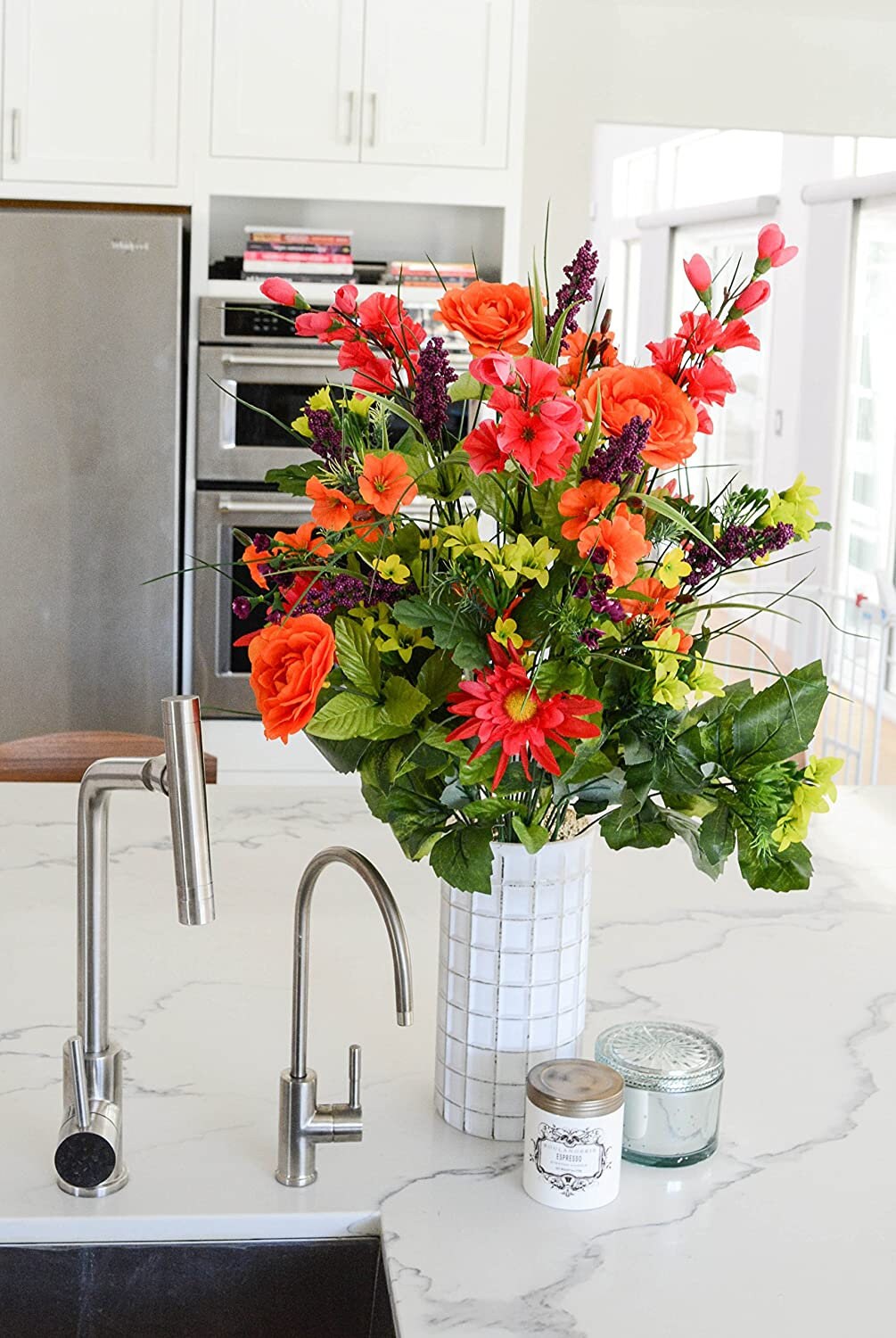 Flower Bouquet Displays Artificial Flower Bouquets for | Etsy