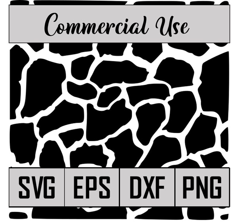 Giraffe Print Svg Seamless Spot Stone Giraffe Print Pattern - Etsy