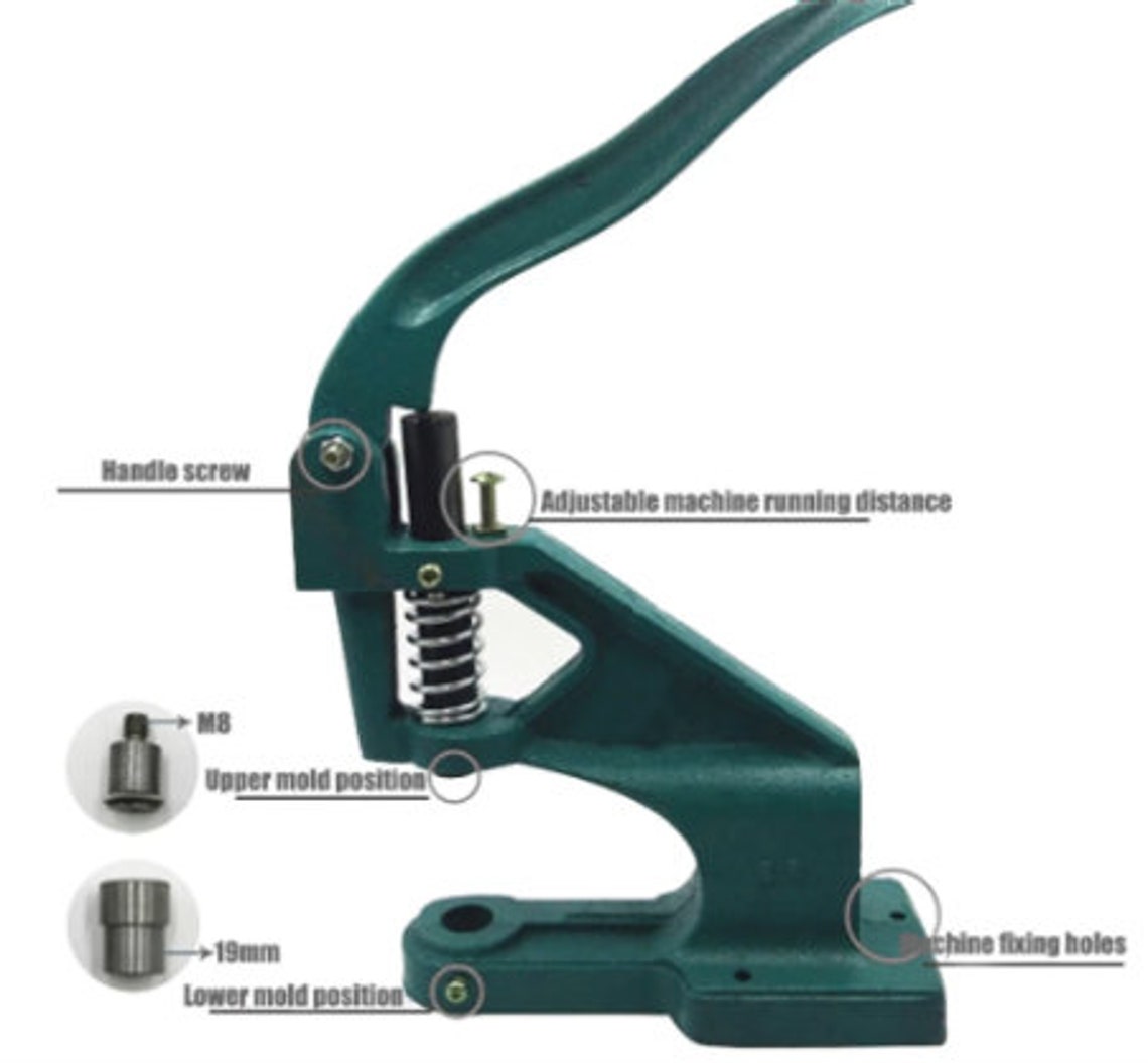 Prong Snap Fastener Press Die for Hand Press 9.5mm Dies for - Etsy