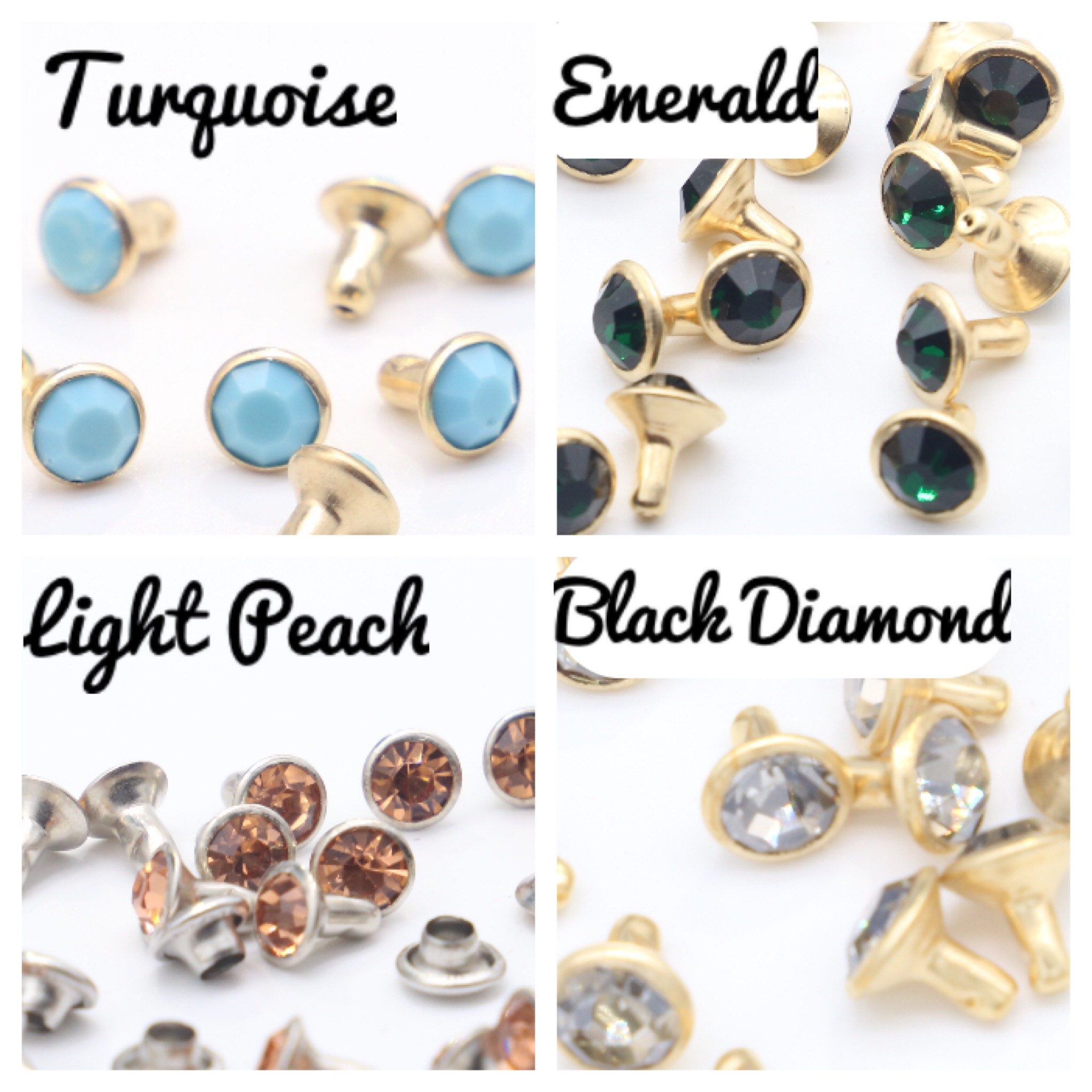 Glass Rhinestone Rivets - Low Prices - Large Selection - Premium ...