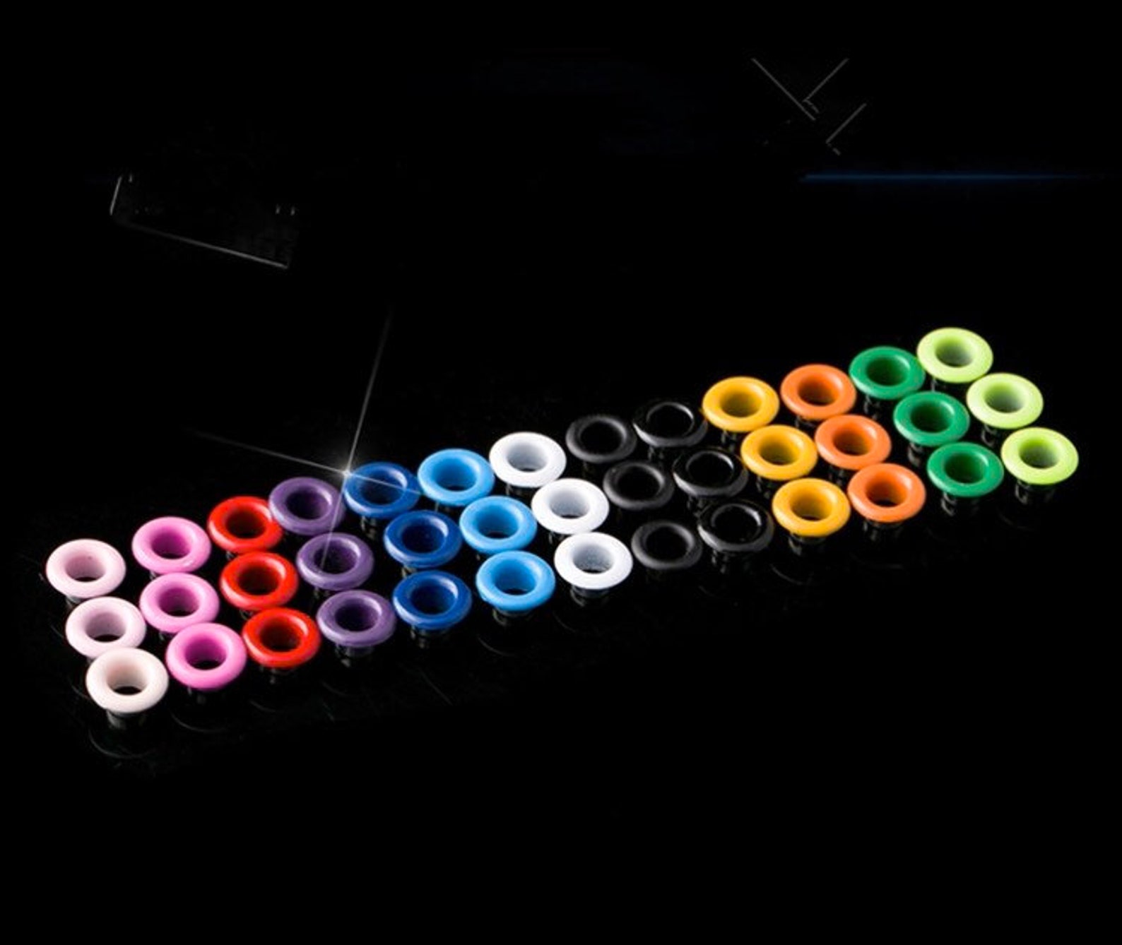 Eyelets - Colored Grommets 12mm 10mm 8mm 6mm 5mm 4mm 3mm 2mm Size -2 - Etsy