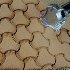 Background Stamp Tool - Pebbled Background Tool for Leather -1 - Etsy