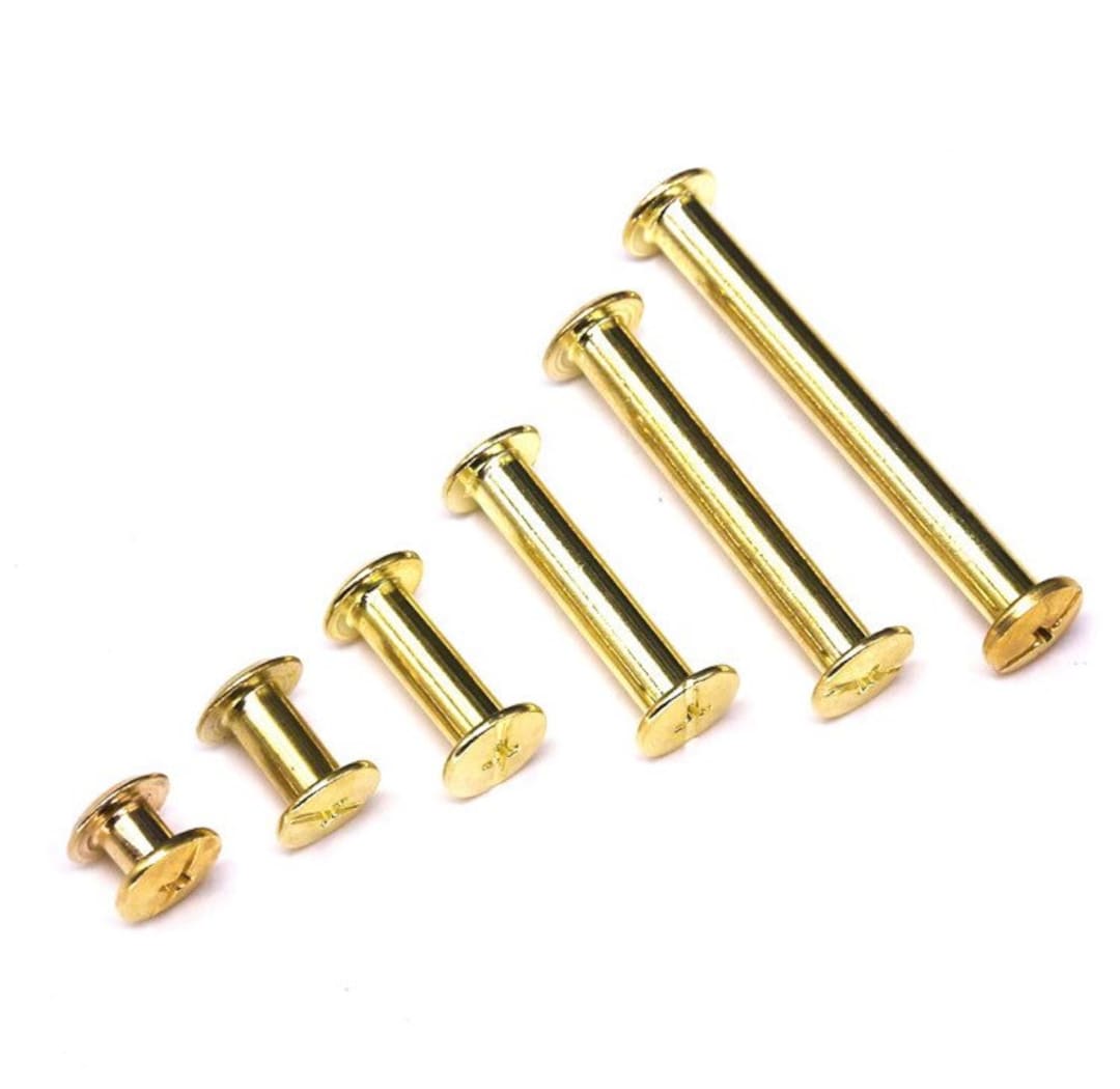 Chicago Screw Rivets - 3/16” 3/8” 5/8” 1” 1-3/8” 1-3/4” Screw Rivets ...