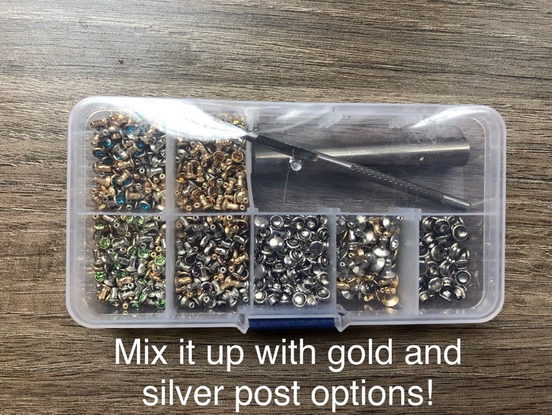Bulk Crystal Rivets Build Your Own Box 50% Markdown From - Etsy