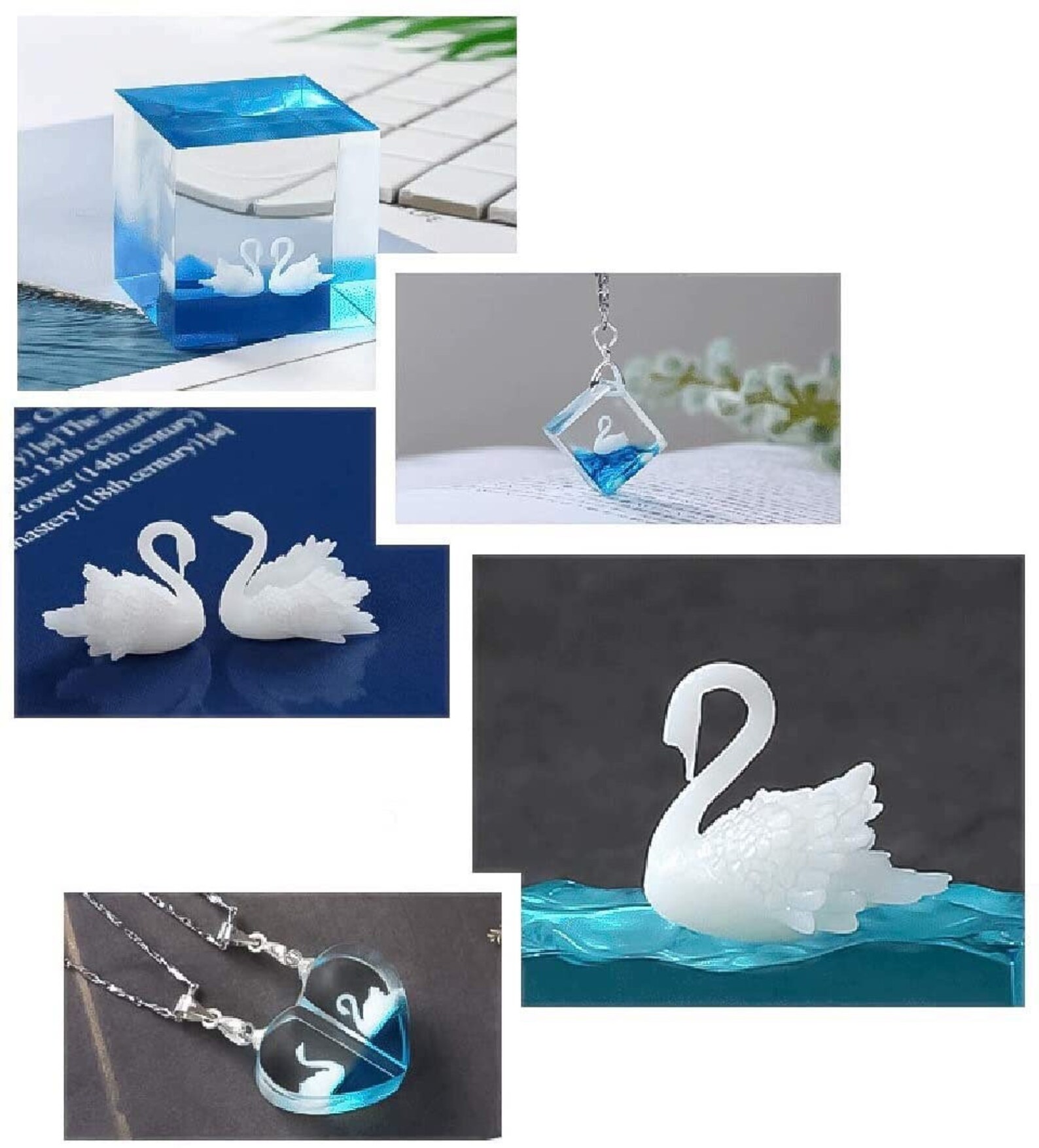 Swan Jewelry Resin Kit - Etsy