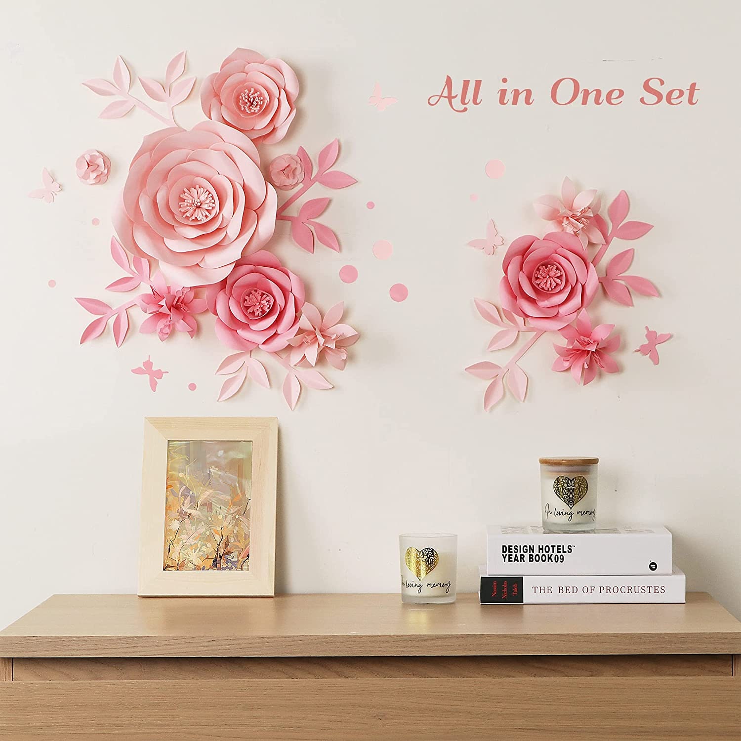Paper Flowers 3D Paper Flower Wall Display for Nursery - Etsy