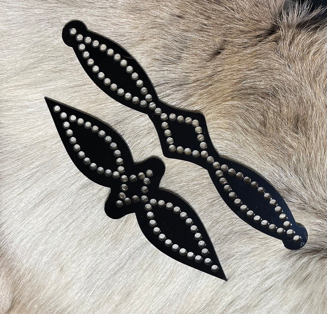 Crystal Rivet Pattern - Acrylic Leather Template - Leather Pattern ...