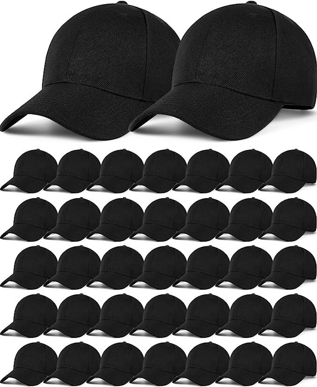 Plain Black Hats - DIY Hat Designs - Etsy