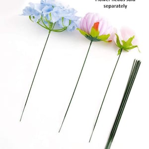 Floral Stems - Wire for Flower Arrangements - Craft Wire - Artificial ...