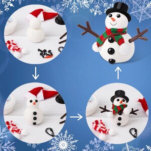 Snowman Kit - DIY Fun Build Your Own Snowman Ornament Christmas Decor ...