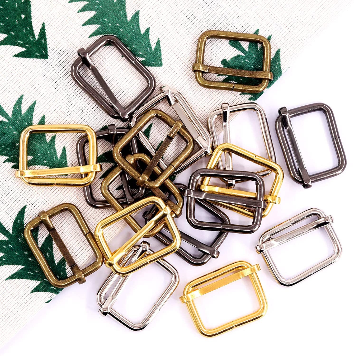 1 Tri-Glide Strap Slide 1 Metal Slide Buckle | Etsy