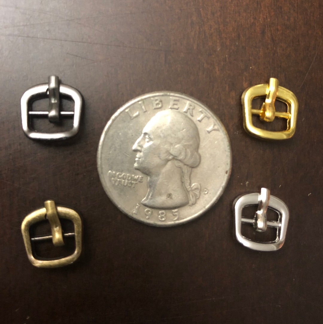 Tiny Doll Buckles 1/4” Buckles for Dollmaking and Small Projects -2 - Etsy