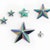 Silver Star Rivets - 20ct Star Shaped Rivets for Leather, Clothes ...