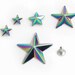 Silver Star Rivets - 20ct Star Shaped Rivets for Leather, Clothes ...