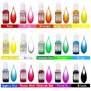 Resin Dye - Translucent Dye for Epoxy Resin -P - Etsy