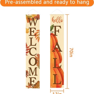 Fall Decor Banners Halloween Decor Thanksgiving Decor - Etsy